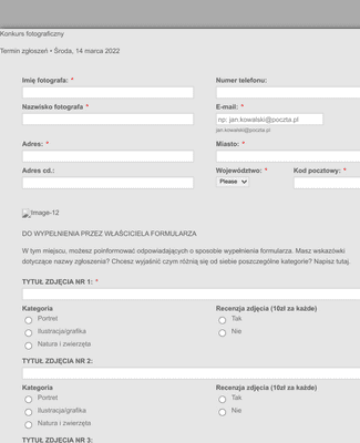 Formularze rejestracji - Szablony formularzy | Jotform