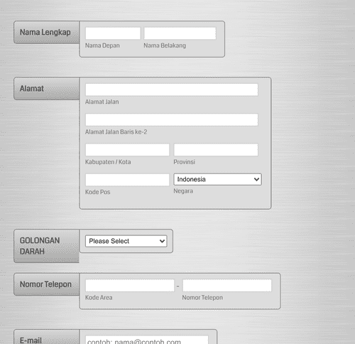 Formulir Donasi PayPal Template Formulir | Jotform