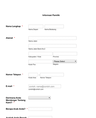 Formulir Pelatihan Anjing Template Formulir | Jotform