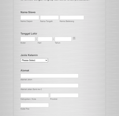 Formulir Registrasi Siswa Template Formulir | Jotform Formulir Registrasi Siswa Template Formulir | Jotform