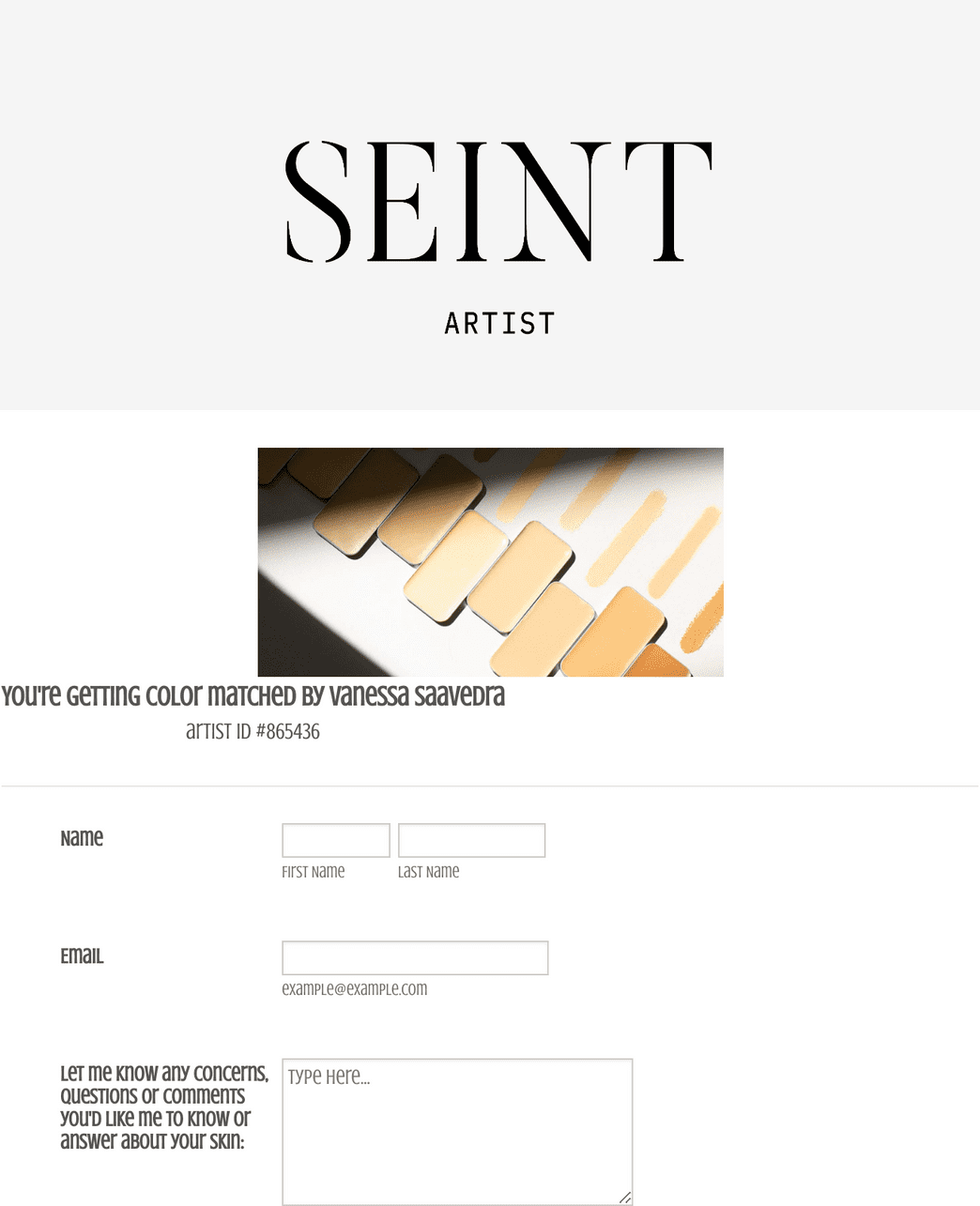 FREE Custom Color Match Form Template | Jotform
