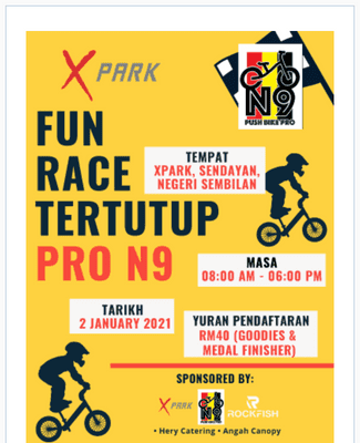 FUN RACE TERTUTUP PRO N9 Form Template | Jotform