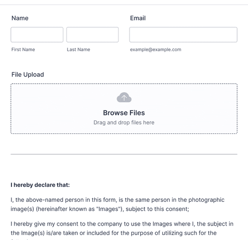 GDPR Photo Consent Form Template | Jotform