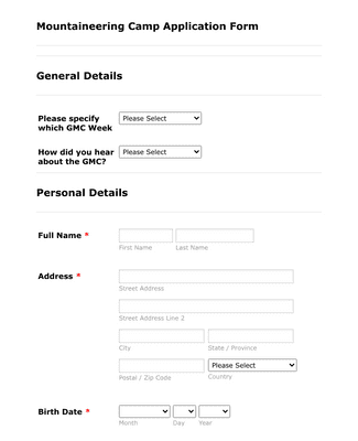 Summer Camp Interest Form Template | Jotform