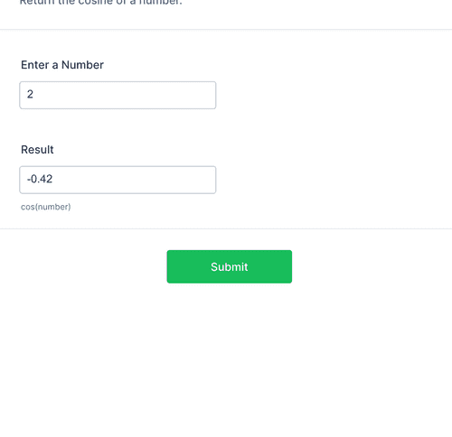 Get Cosine (cos) Form Template | Jotform