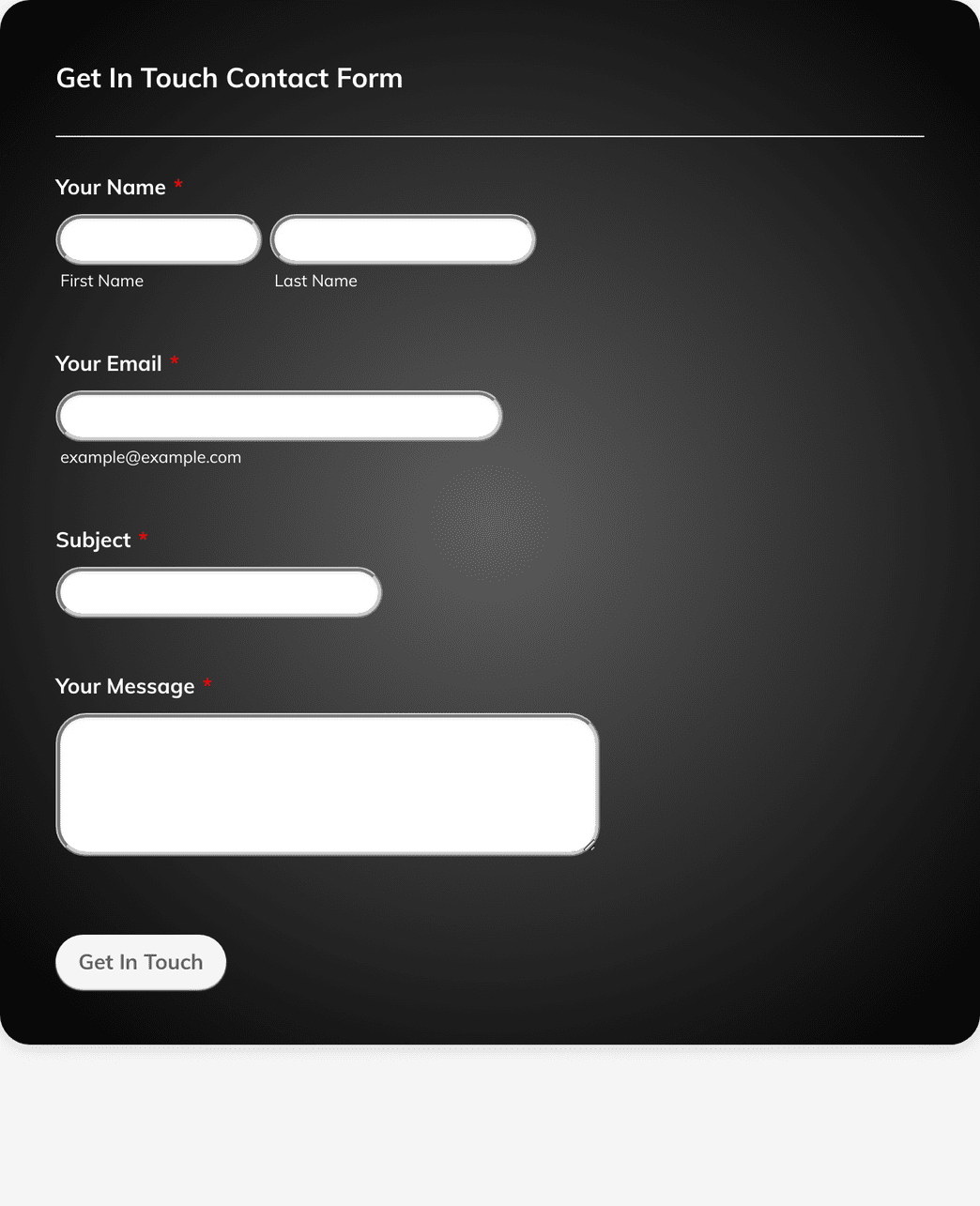 Get In Touch Contact Form Template | Jotform