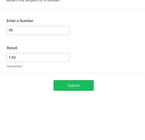 Get Tangent (tan) Form Template | Jotform
