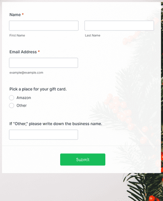 Gift Card Request Form Template | Jotform