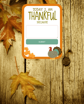 Give Thanks Form Template | Jotform