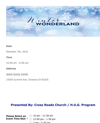 Giveaway Registration Form Template | Jotform