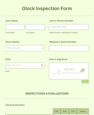 Riktad skyddsrond Form Template | Jotform