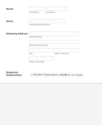 GoCardless Magazine Subscription Form Template | Jotform