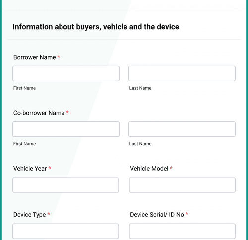 GPS Disclosure Form Template | Jotform