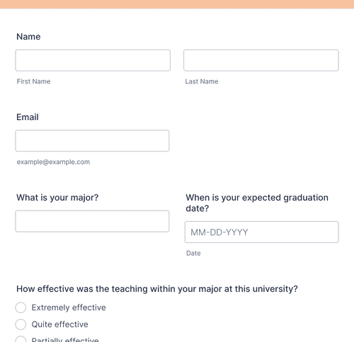 Graduation Survey Form Template | Jotform
