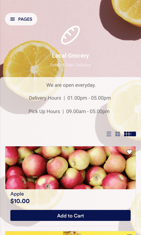Food Delivery App Template | Jotform