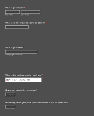 Group Travel Request Form Template | Jotform