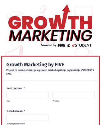 Prijava za LUMEN Data science natjecanje Form Template | Jotform