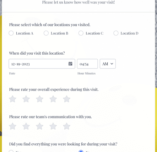 Guest Feedback Survey Form Template | Jotform