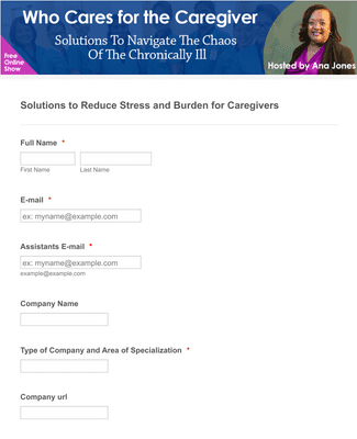 Guest Speaker Intake Form Template | Jotform