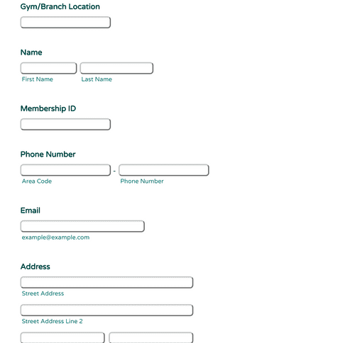 Gym Cancellation Form Template | Jotform