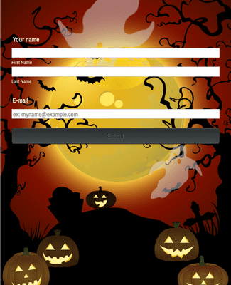 Halloween Party Form Template | Jotform
