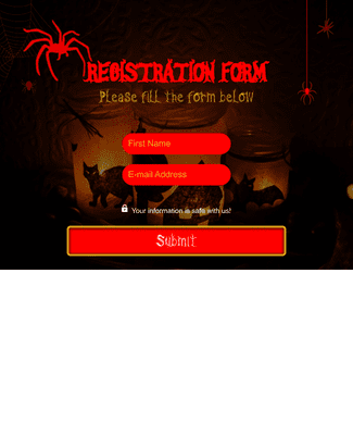 Halloween Registration Form Template | Jotform