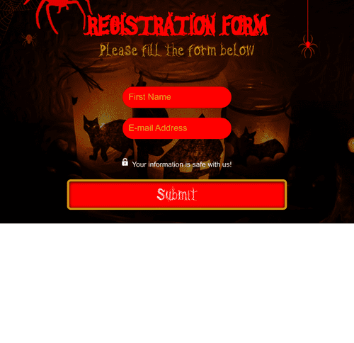 Halloween Registration Form Template | Jotform