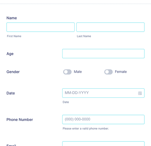 Health Questionnaire For COVID-19 Form Template | Jotform