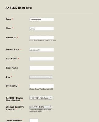 Heart Rate Tracking Form Template | Jotform