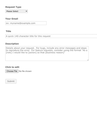 Helpdesk Request Form Template | Jotform