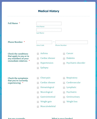 Veterinary Patient History Form Template | JotForm