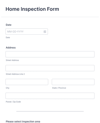 Home Inspection Template Form Template | Jotform