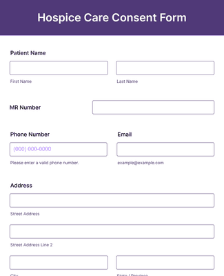 Hospice Spiritual Assessment Form Template | Jotform
