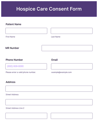 Hospice Nursing Assessment Form Template | Jotform