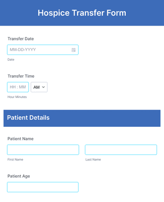 Hospice Feedback Form Template | Jotform