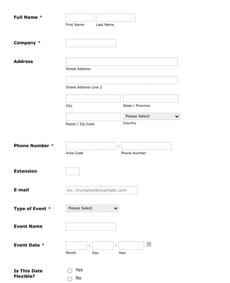 Hotel Meeting and Booking Request Form Template | Jotform
