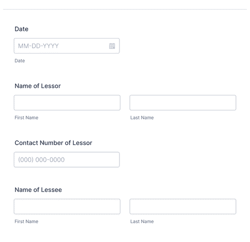 House Booking Form Template | Jotform