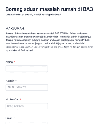 House Defect Form Template | Jotform