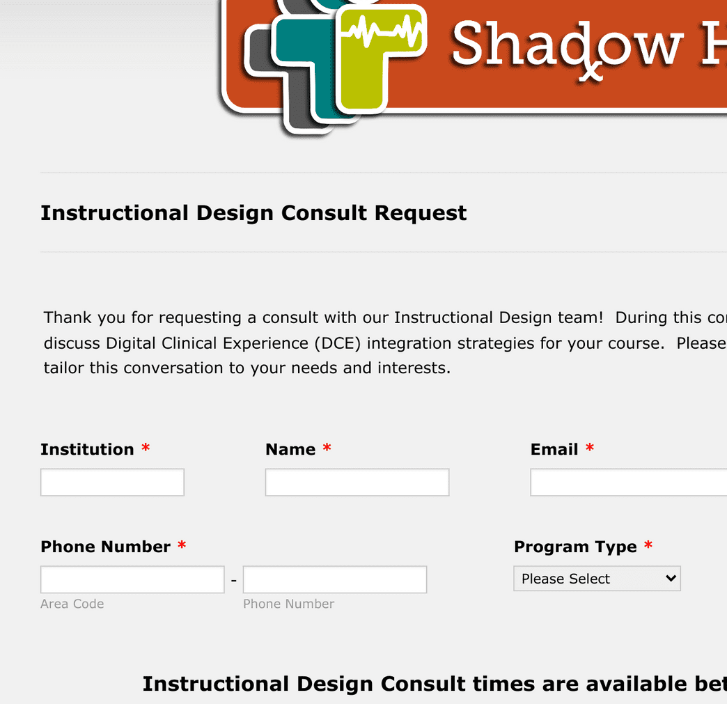 ID Consulting and Request Form Template | Jotform