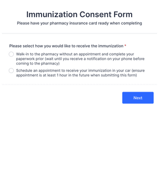 Immunization Consent Form - CPESN Pharmacy Form Template | Jotform