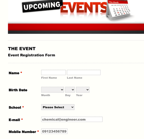 Prom Registration Form Template | Jotform
