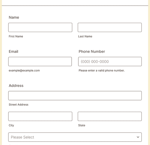 Initial Client Interview Form Template | Jotform