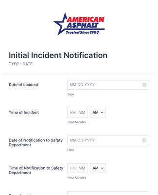 Incident Notification Form Template Use This Template For Free Now - Vrogue