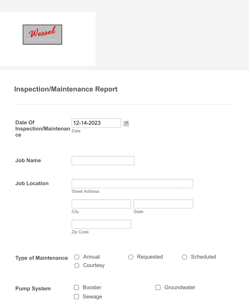 Inspection-Maintenance Report Form Template | Jotform
