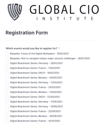 Institute Registration Form Template | Jotform