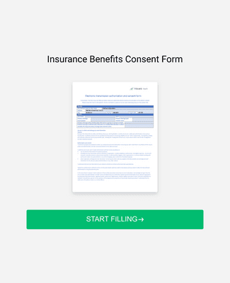 Insurance Benefits Consent Form Template | Jotform