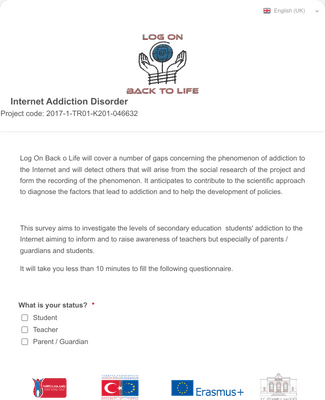 Internet Addiction Disorder Survey Form Template | Jotform
