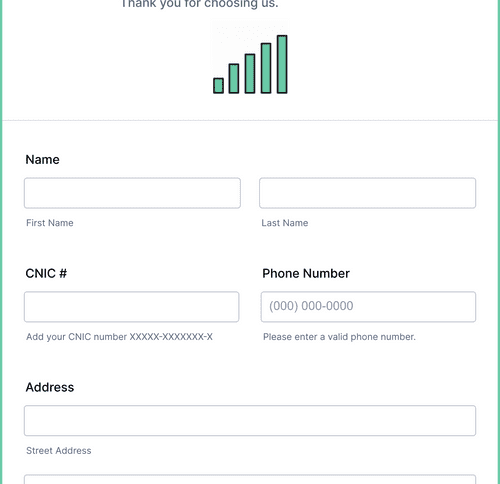 Internet Registration Form Template | Jotform