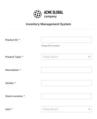 Inventory Management Form Template | Jotform