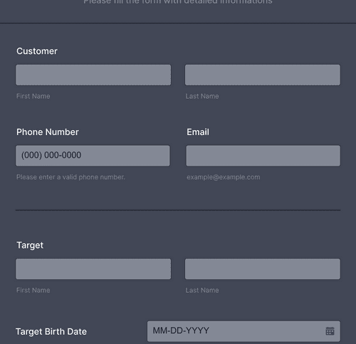 Investigator Service Form Template | Jotform